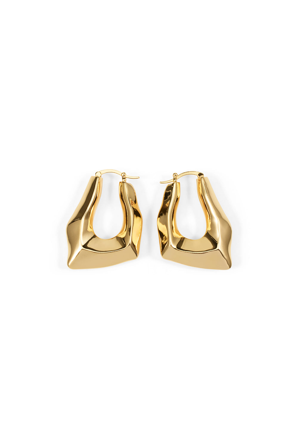 Angular Hoop Earrings – MANNING CARTELL